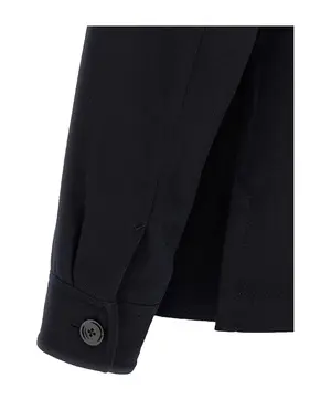 TOM FORD Button-down Flap-pocket Shirt Jacket - Blue