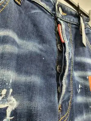 Dsquared2 64/95 Dean & Caten Bros D2" Logo Detail Jeans