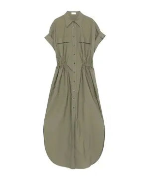 Brunello Cucinelli Monile Detailed Short Sleeved Midi Dress
