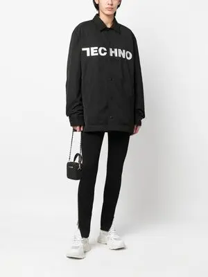 1017 Alyx 9sm Long-sleeved Shirt Jacket With Graphic Print