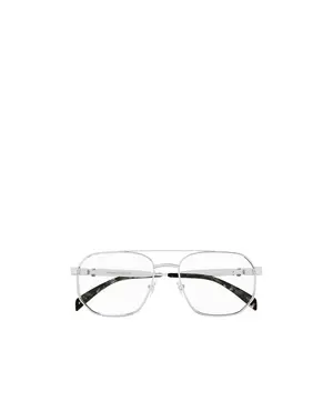 Alexander McQueen Aviator Frame Eyeglasses - White