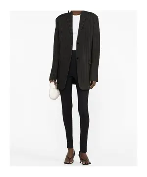Wardrobe.NYC High Waisted Back Slit Casual Pants