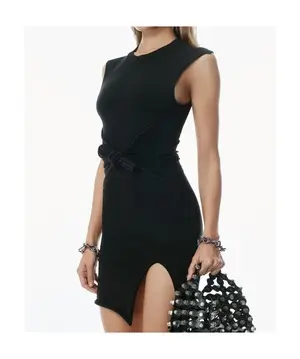 Alexander Wang Sleeveless Round Neck Mini Dress