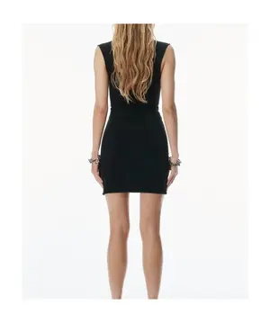 Alexander Wang Sleeveless Round Neck Mini Dress