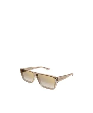 Saint Laurent Rectangular Sunglasses - Nude
