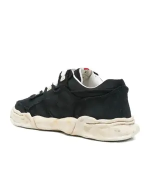 Mihara Yasuhiro Parker Embroidered Low-top Sneakers - Black