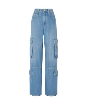 Jacob Cohen Riri Low-rise Cargo Jeans - Blue