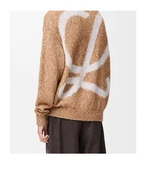 Loewe Monogram Intarsia Knitted Cardigan