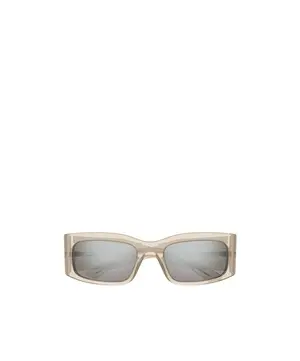 Balenciaga Rectangular Frame Sunglasses - Ivory