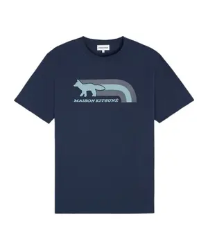 Men's Maison Kitsuné Blue T-shirts