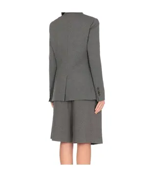 Brunello Cucinelli Single-breasted Blazer With Logo Patch - Black