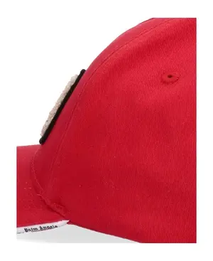 Palm Angels Teddy Bear Appliqué Baseball Cap