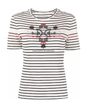 Ermanno Scervino Embroidered T-shirts For Women