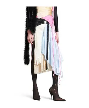 Balenciaga Patchwork Skirt