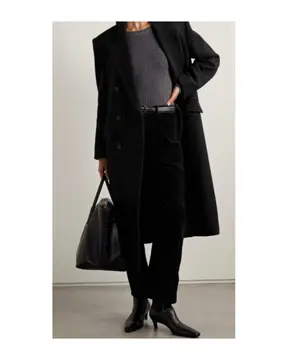NILI LOTAN Long-sleeved Double-breasted Coat