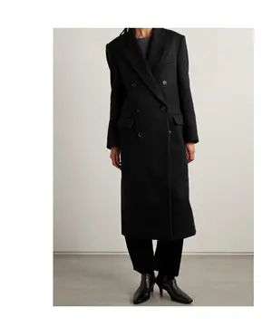 NILI LOTAN Long-sleeved Double-breasted Coat