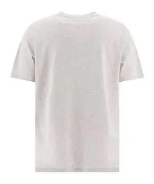 A.p.c. Logo Embroidered Crewneck T-shirt - Grey