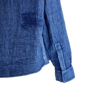 Burberry Long Sleeved Denim Shirt
