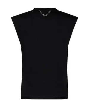 Rabanne Chain Detailed Crewneck Tank Top