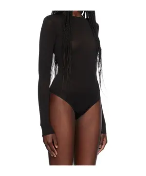 Wardrobe.NYC Crewneck Long-sleeve Jumpsuit