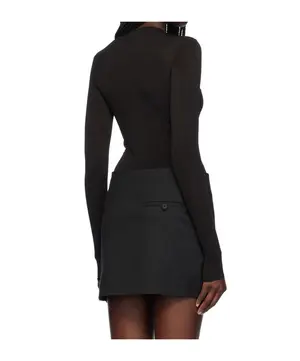 Wardrobe.NYC Crewneck Long-sleeve Jumpsuit