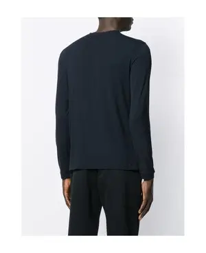 Giorgio Armani Crewneck Long-sleeved T-shirt - Black