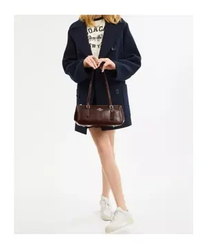 COACH Asher Shoulder Bag - Glazed Leather/silver