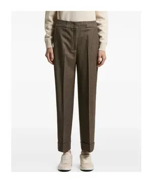 Peserico Tailored Cuffed Hem Trousers