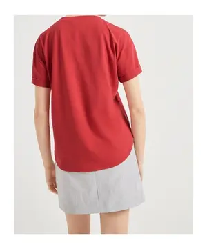 Brunello Cucinelli Embellished Crewneck T-shirt - Red