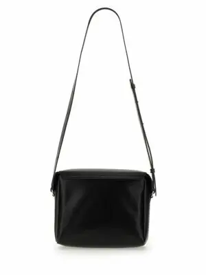 JIL SANDER Logo Embossed Shoulder Bag