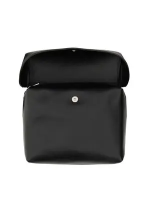 JIL SANDER Logo Embossed Shoulder Bag
