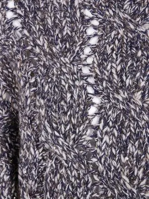 Brunello Cucinelli Braided Turtleneck Sweater