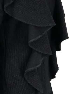 Chloé Ruffled Turtleneck Wool Sweater