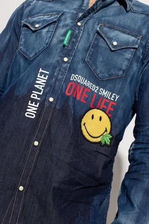 Dsquared2 Denim Logo-print Shirt