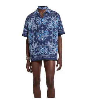 Gucci Printed Poplin Bowling Shirt