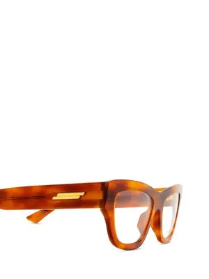 Bottega Veneta Rectangular Frame Eyeglasses