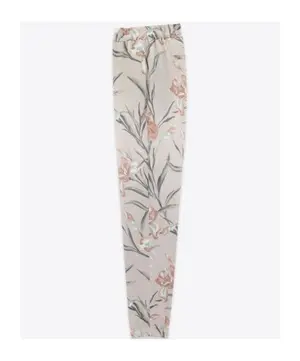 Saint Laurent Floral Printed Relaxed Fit Drawstring Pants