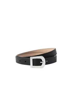 Gabriela Hearst Gabriela Hearst Marija Perforated Leather Belt Black