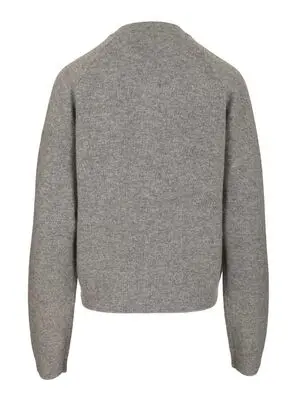 TOTEME Buttoned Knitted Cardigan - Gray