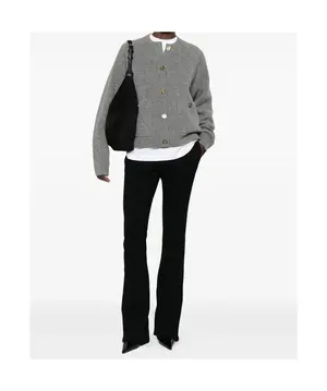 TOTEME Buttoned Knitted Cardigan - Gray