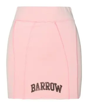 BARROW Logo Spliced Skirt - Pink