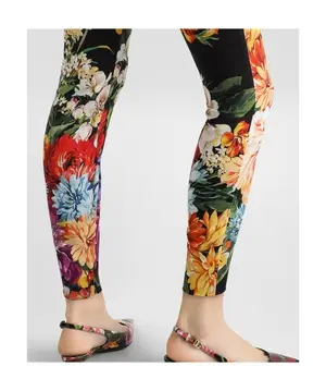 Dolce & Gabbana Floral-print Leggings
