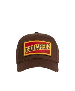 Dsquared2 Dsquared2 Baseball Cap With Embroidered Logo Brown