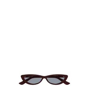 Alexander McQueen Cat-eye Frame Sunglasses - Red