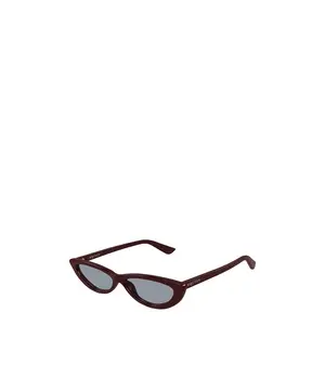 Alexander McQueen Cat-eye Frame Sunglasses - Red
