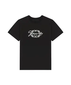 Givenchy T-shirt In Cotton With Medallion - Black