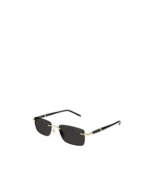 Montblanc Rimless Rectangular Sunglasses - Black
