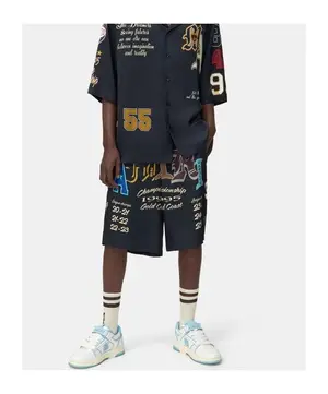 Amiri Varsity Patch Shorts