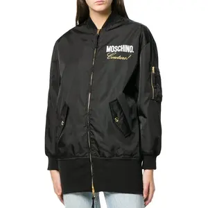Moschino Bomber Jacket With Logo Detail