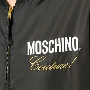 Moschino Bomber Jacket With Logo Detail